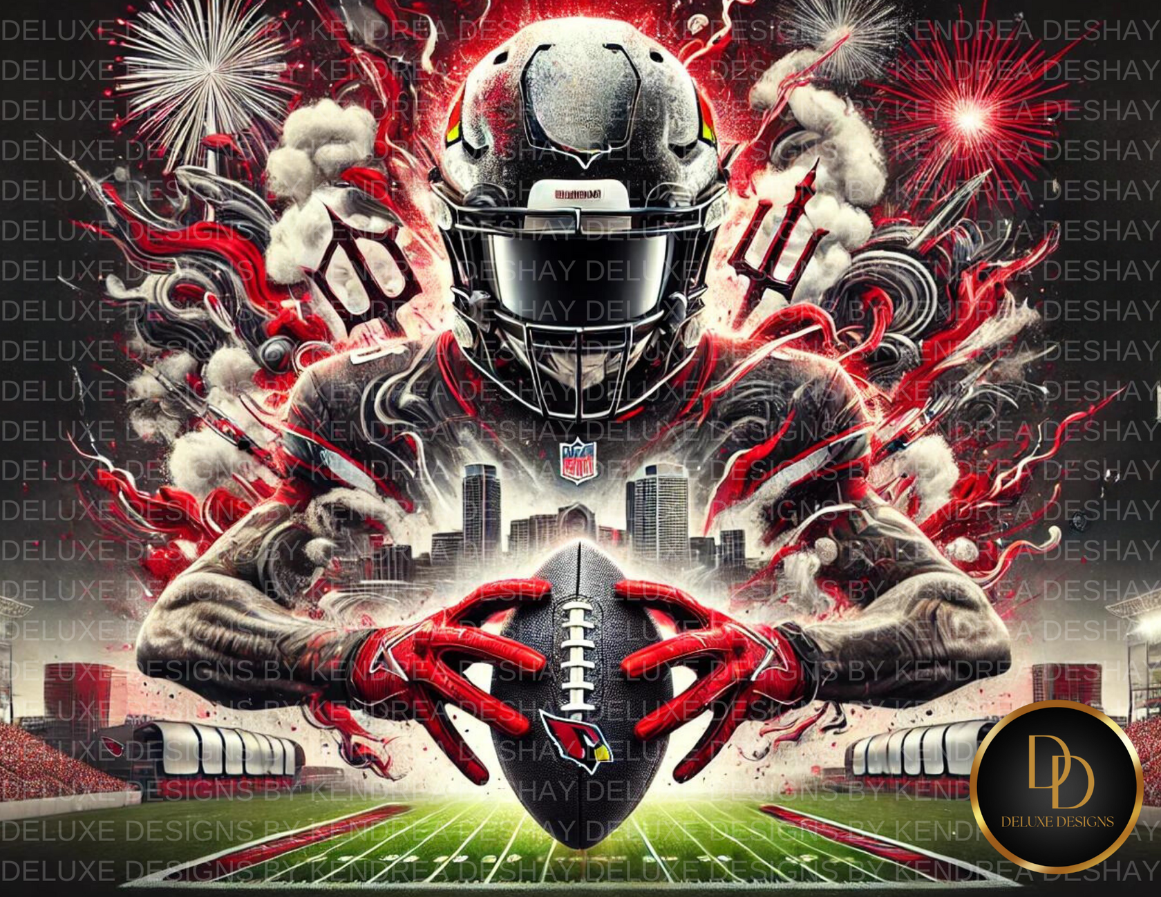 Ultimate NFL Team AI Art Bundle: 32 Vibrant Cityscape Football Player ...