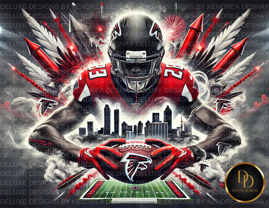 Ultimate NFL Team AI Art Bundle: 32 Vibrant Cityscape Football Player ...