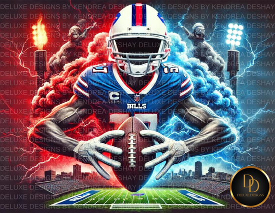 Ultimate NFL Team AI Art Bundle: 32 Vibrant Cityscape Football Player ...