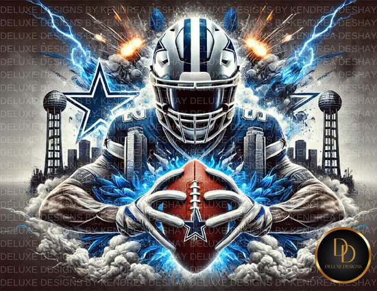 Ultimate NFL Team AI Art Bundle: 32 Vibrant Cityscape Football Player ...