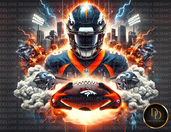Ultimate NFL Team AI Art Bundle: 32 Vibrant Cityscape Football Player ...
