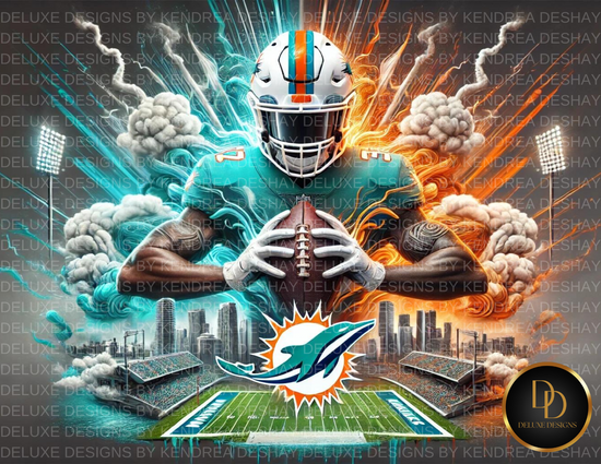 Ultimate NFL Team AI Art Bundle: 32 Vibrant Cityscape Football Player ...