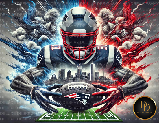 Ultimate NFL Team AI Art Bundle: 32 Vibrant Cityscape Football Player ...