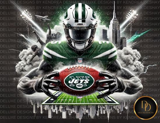 Ultimate NFL Team AI Art Bundle: 32 Vibrant Cityscape Football Player ...